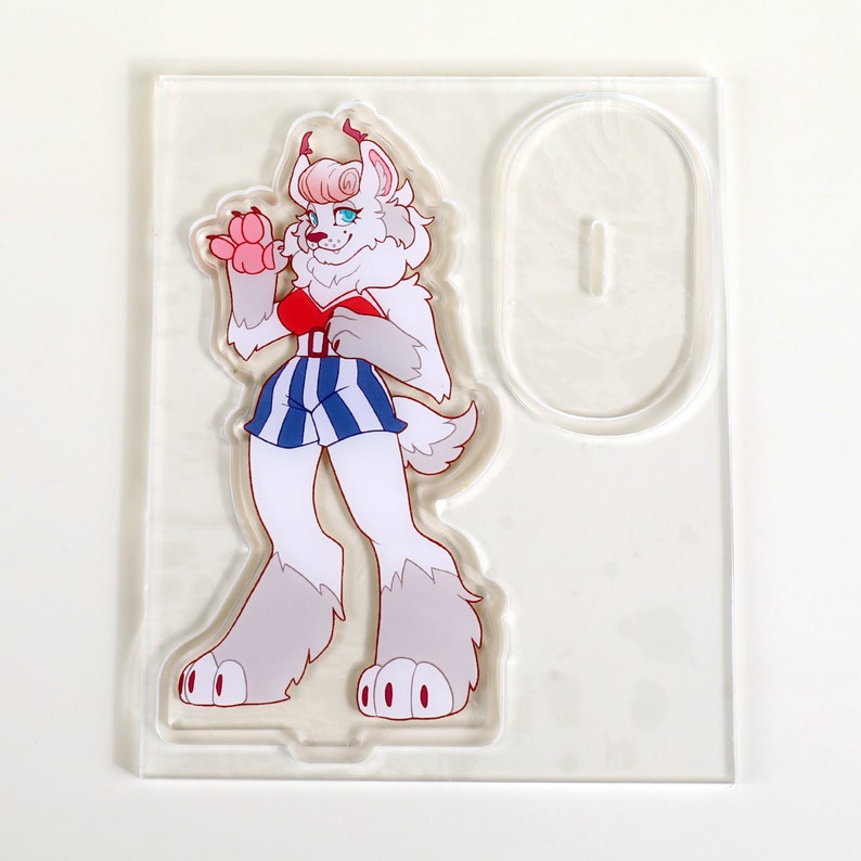 Custom Acrylic Standee Your Character Here YCH Furry Merch - Etsy