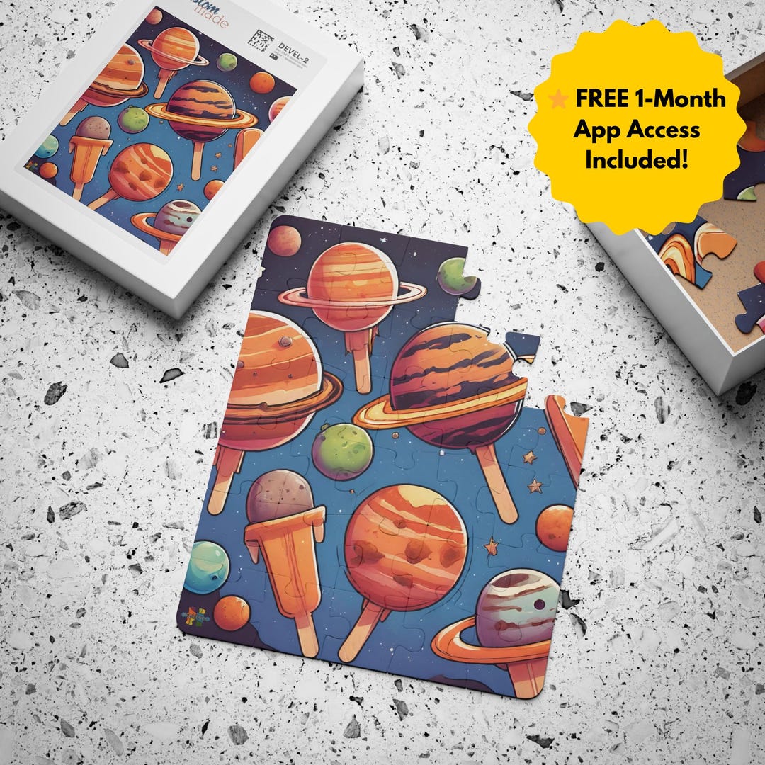 Space is CRAZY! This Planet Popsicle Puzzle Proves It! - Etsy