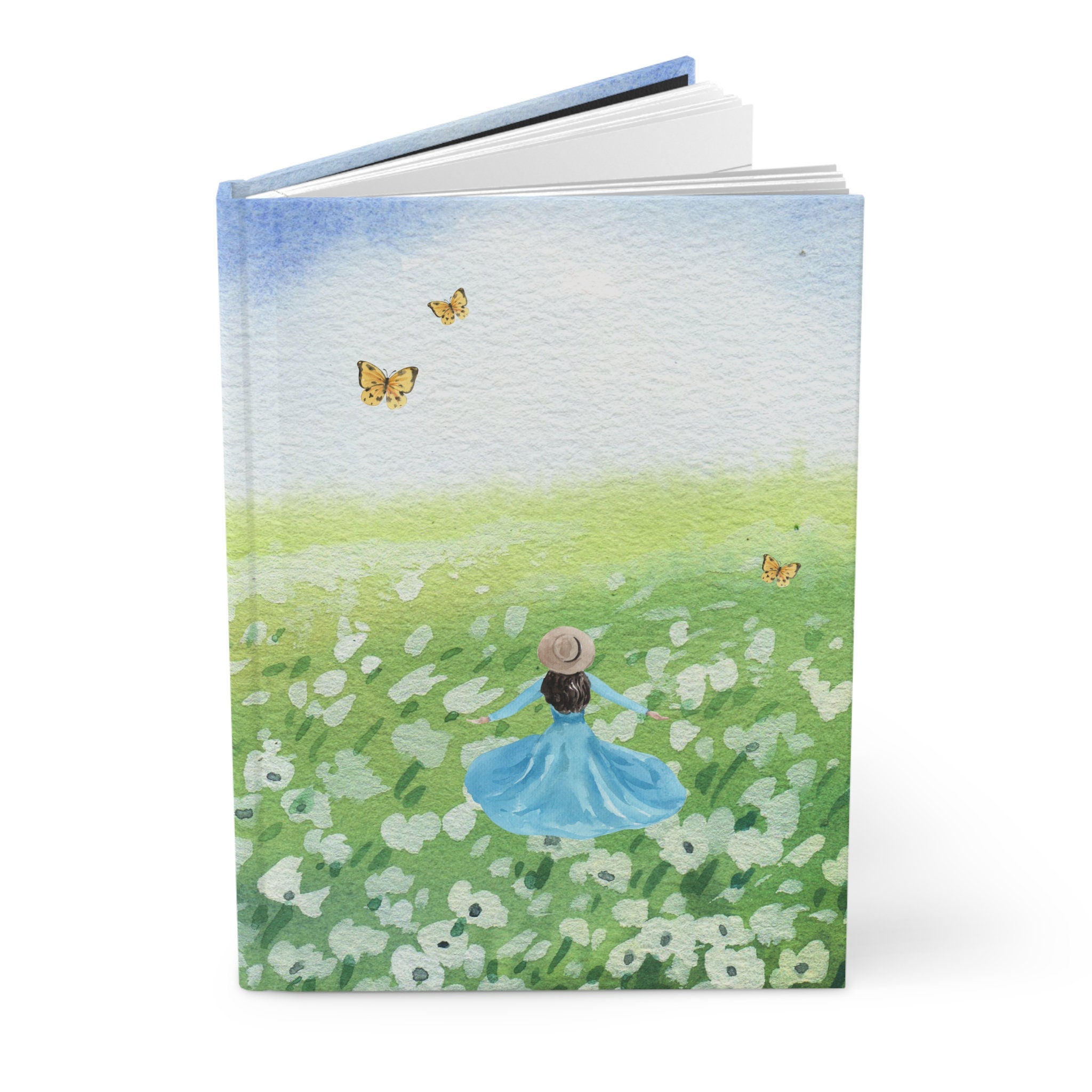Spring Journal 5.75x8, 150 Lined Pages, Matte Hardcover Notebook - Etsy