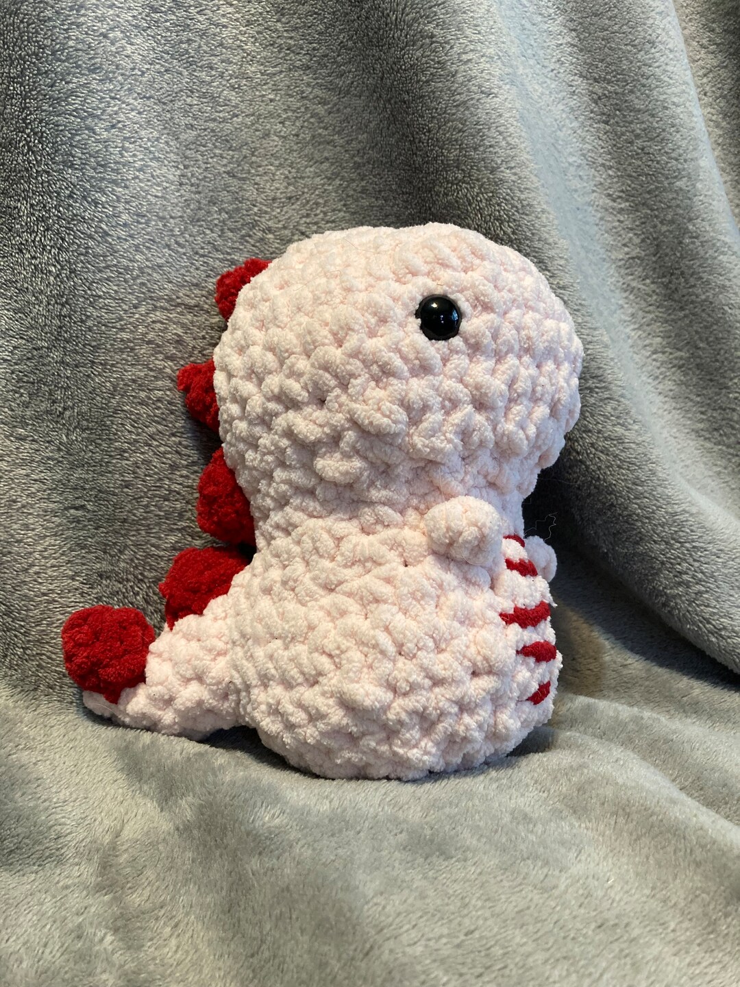 Crochet Snuggly Fred the Dinosaur | Handmade Crochet T-rex Toy Perfect ...