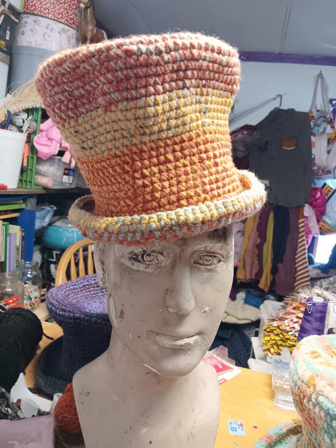 Crochet Top Hats - Etsy