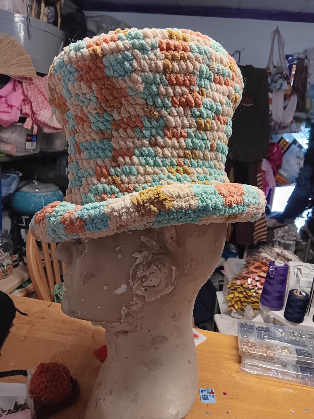 Crochet Top Hats - Etsy