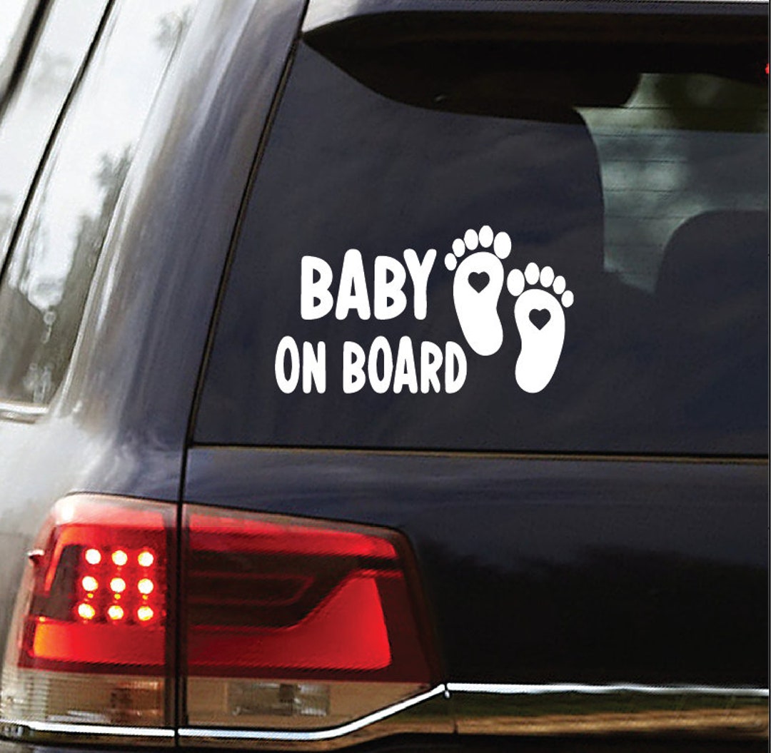Baby on Board Bumper Sticker. Vehicle Decal. Window Sticker. Window ...