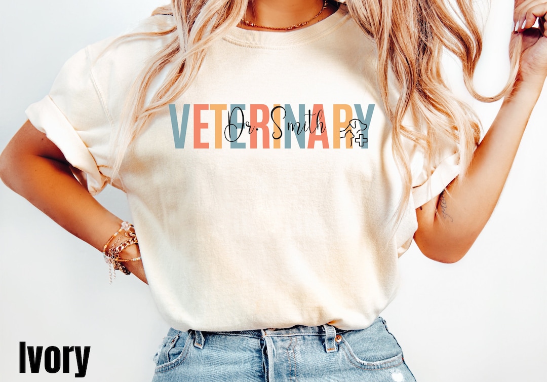 Custom Veterinary Medicine Tshirt, Graduation Gift for Vet School ...