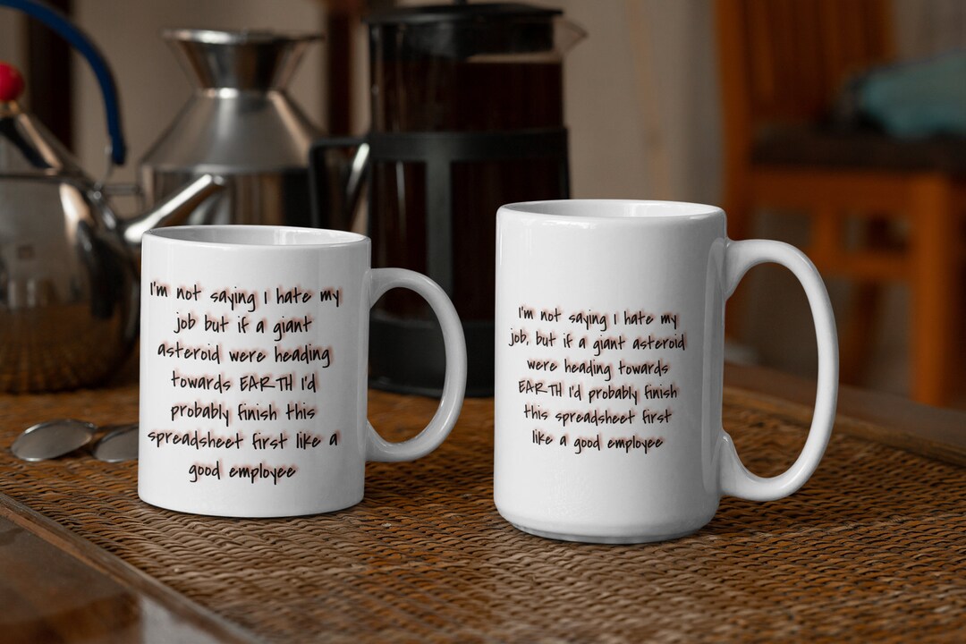 Sarcastic Office Humor Mug: Witty Workplace Sayings, Perfect Gift Ideal ...