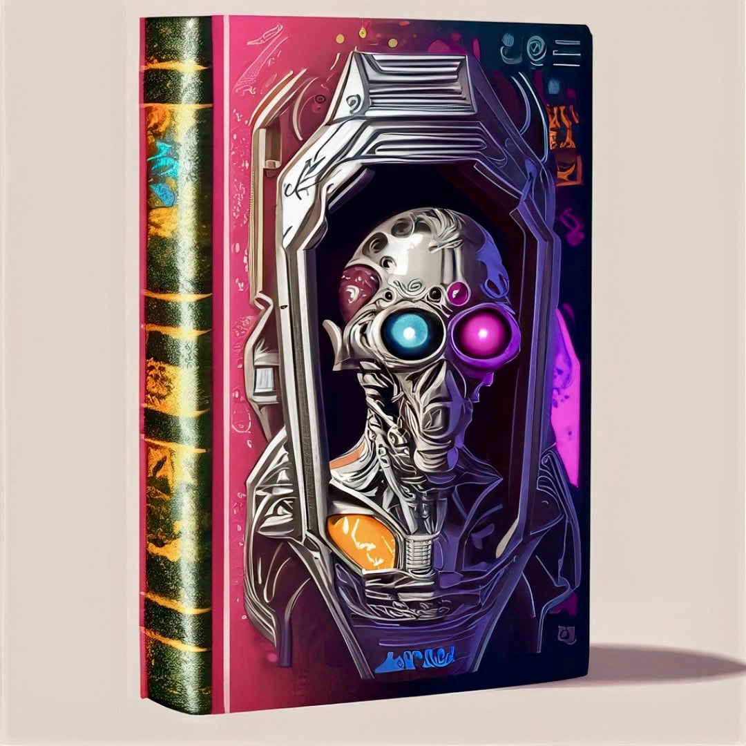 Futuristic Alien Sci-fi Book Cover Design - Custom Digital Artwork - Etsy