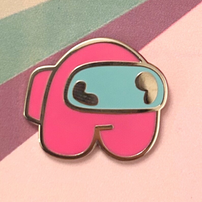 AMONG US Chibi Crewmate Hard Enamel Pin - Etsy