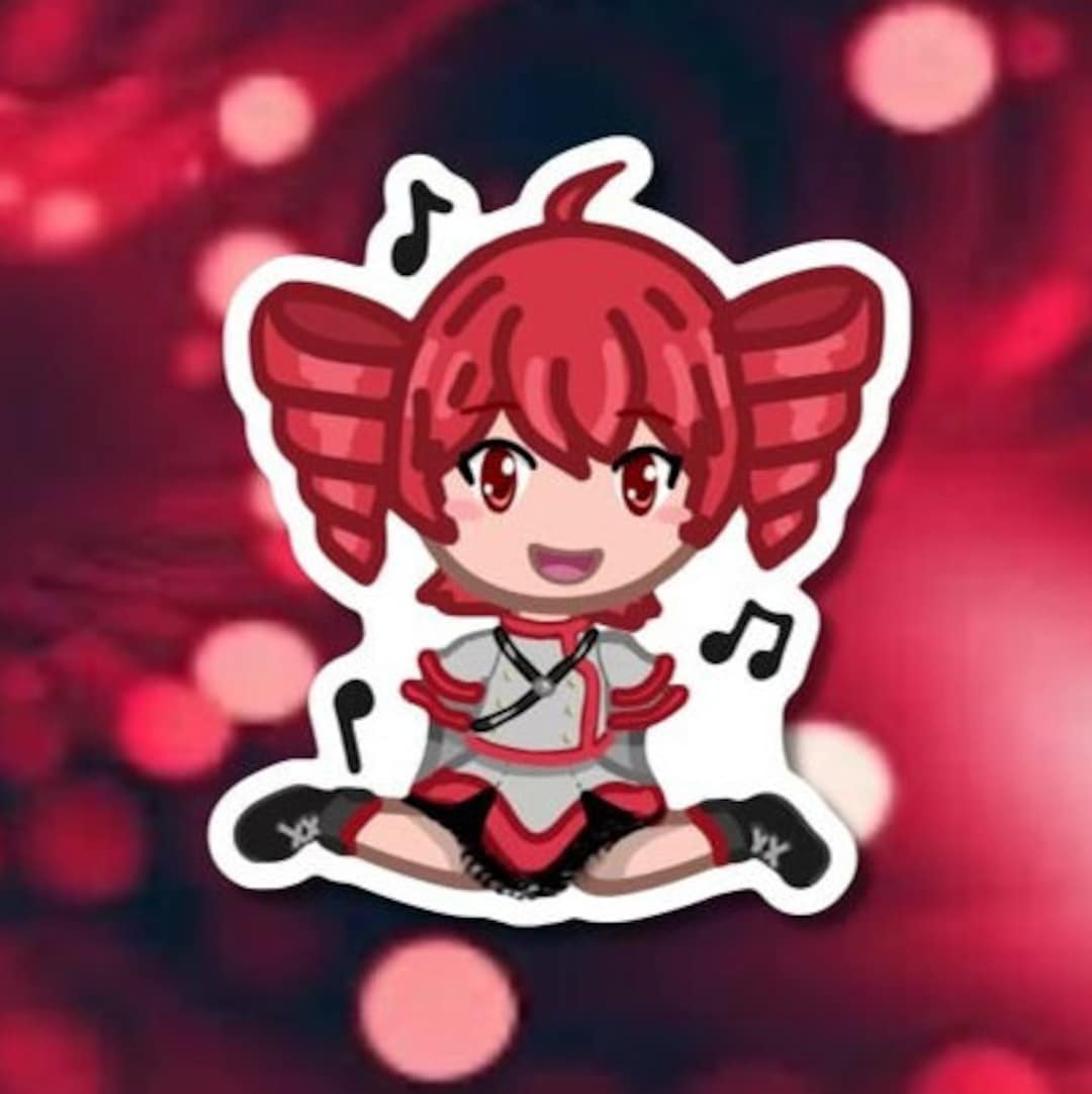 Vocaloid UTAU Chibi Teto Kasane Sticker - Ideal for Laptops, Water ...