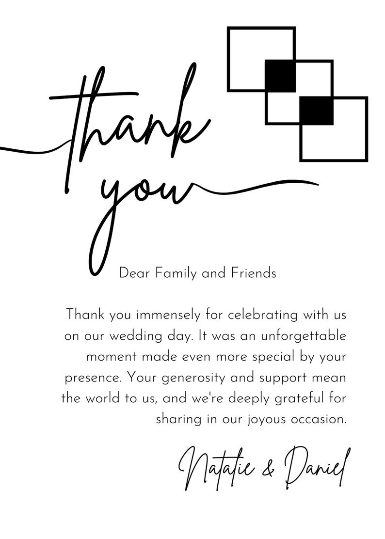 Thank You Card | Printable Card | Digital Product | Digital Download ...