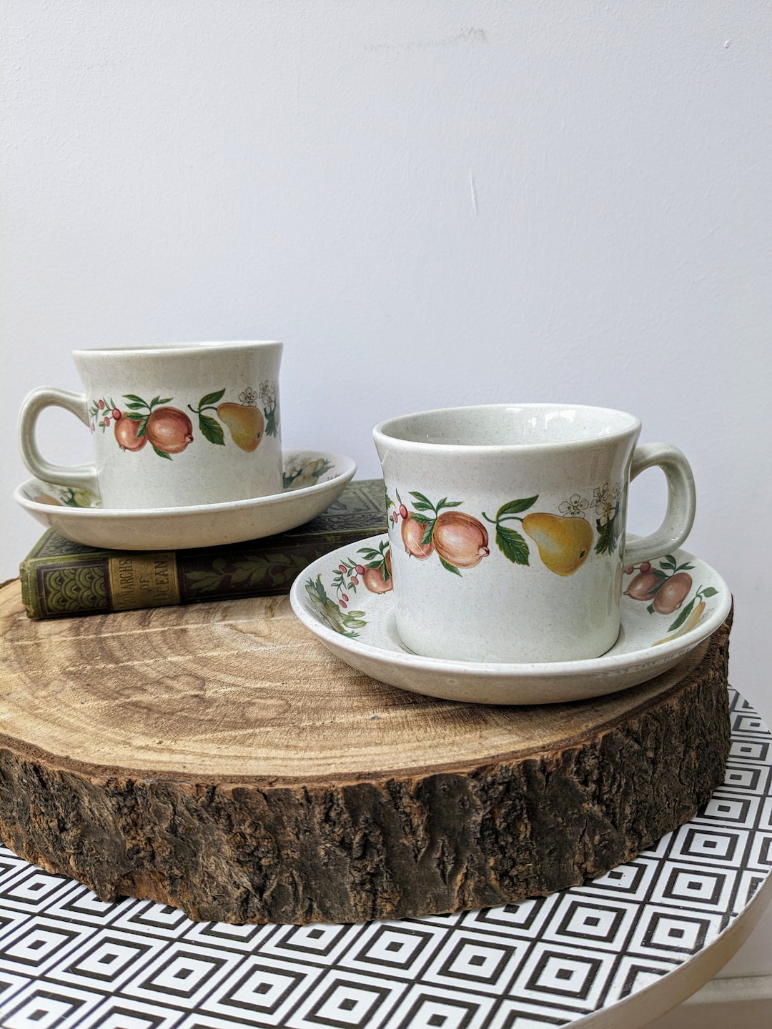 Vintage Teacups, Retro, Wedgwood Quince Tea Cup and Saucer Breakfast ...