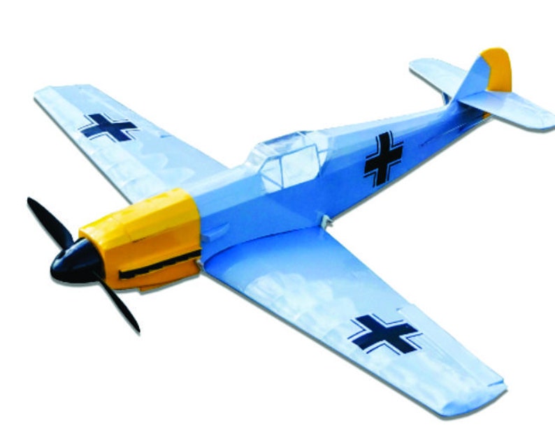 DXF Digital Plan. Messerschmitt BF-109 Rc Plane - Etsy