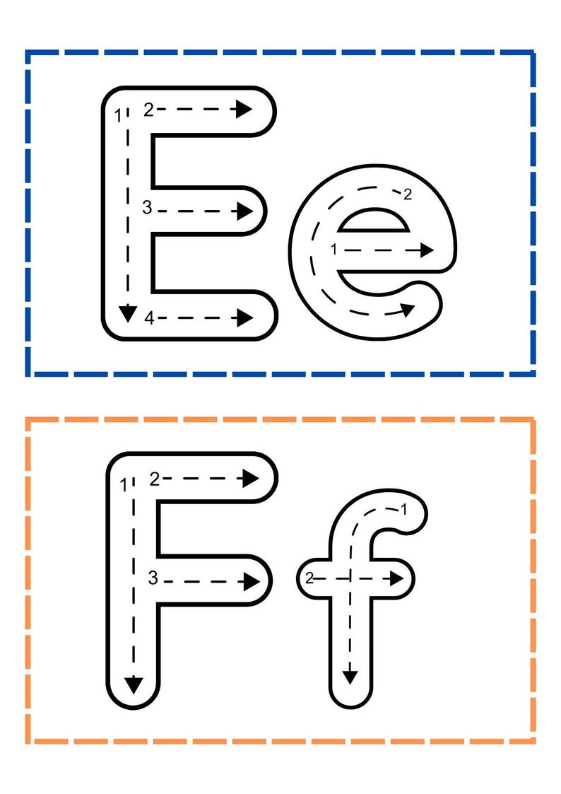 Teaching Printables | Kids Digital Products | Alphabet Tracing ...