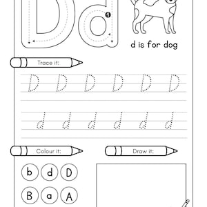 Kids Digital Products | Alphabet Tracing Printables | All 26 Letters ...