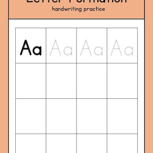 Kids Digital Products | Alphabet Tracing Printables | 4 Alphabet ...