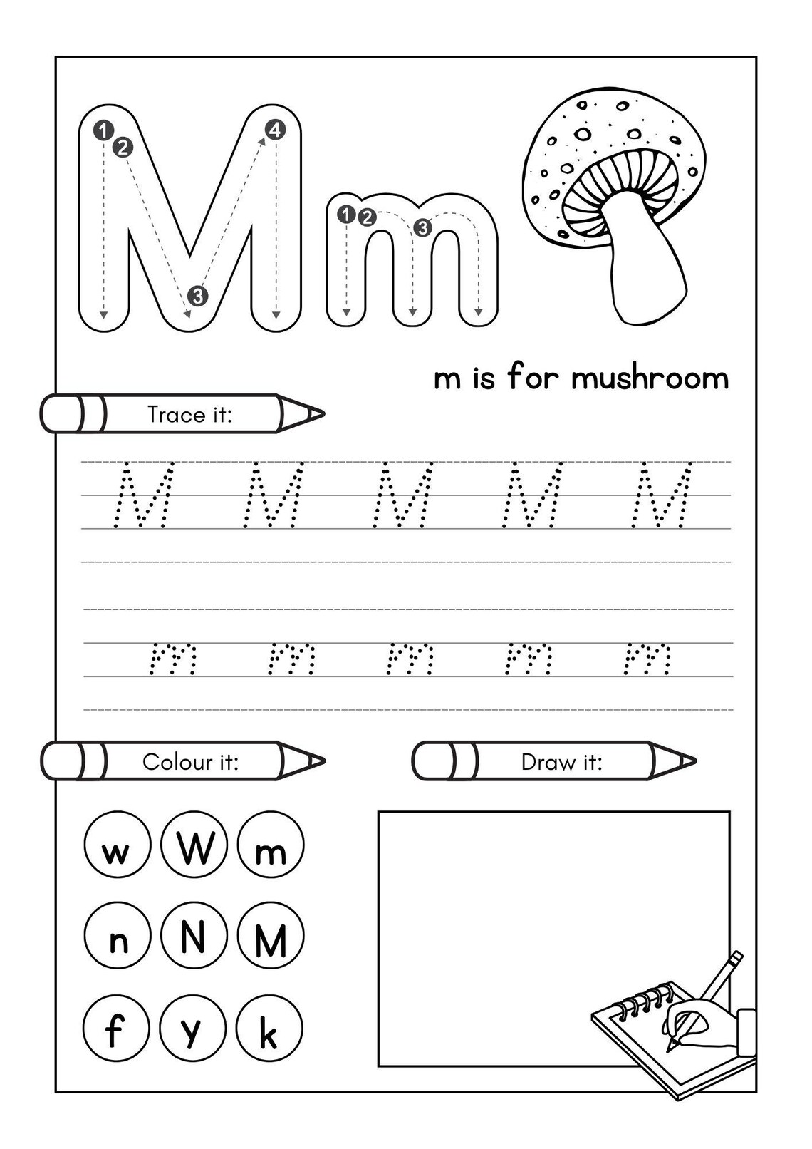 Kids Digital Products | Alphabet Tracing Printables | 4 Alphabet ...