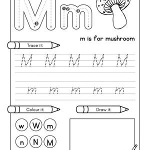 Kids Digital Products | Alphabet Tracing Printables | 4 Alphabet ...