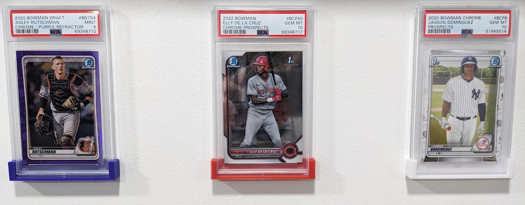 3D Printed Wall-mounted PSA Graded Card Holder - Etsy