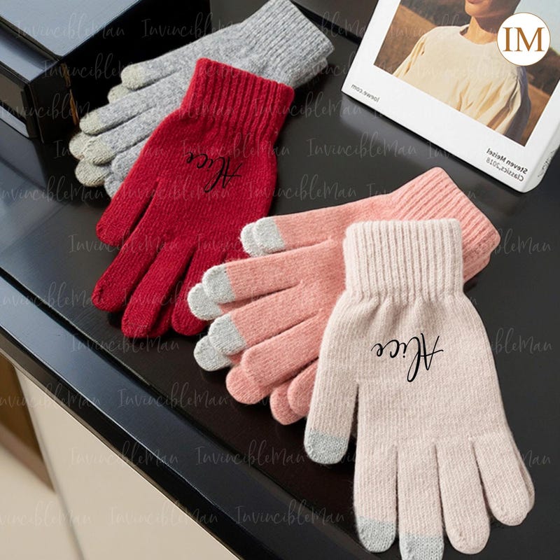 Personalized Gloves - Etsy