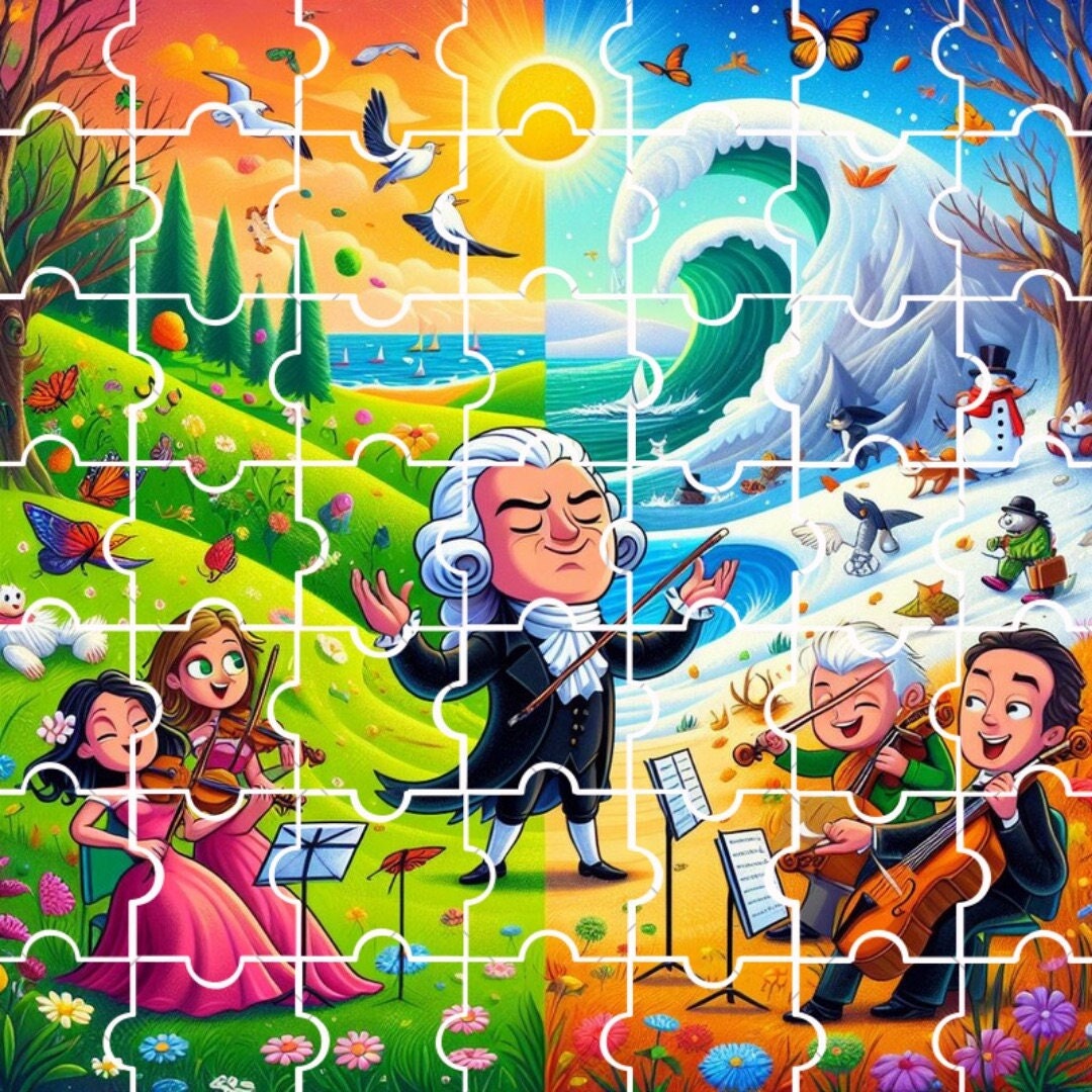 Vivaldi Didactic Puzzle - Etsy