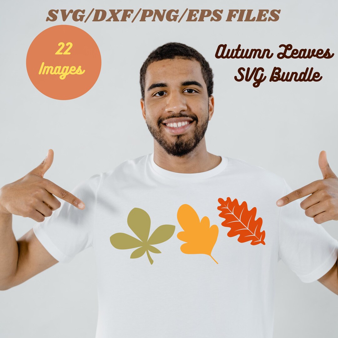 Autumn Leaves SVG Bundle Graphic - Etsy