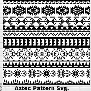 Aztec Pattern Svg, Aztec Svg- Commercial Use - Instant Download - Etsy Australia
