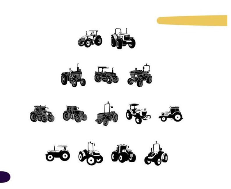 Tractor SVG Bundle: Farm Truck Cut Files (commercial Use) - Etsy