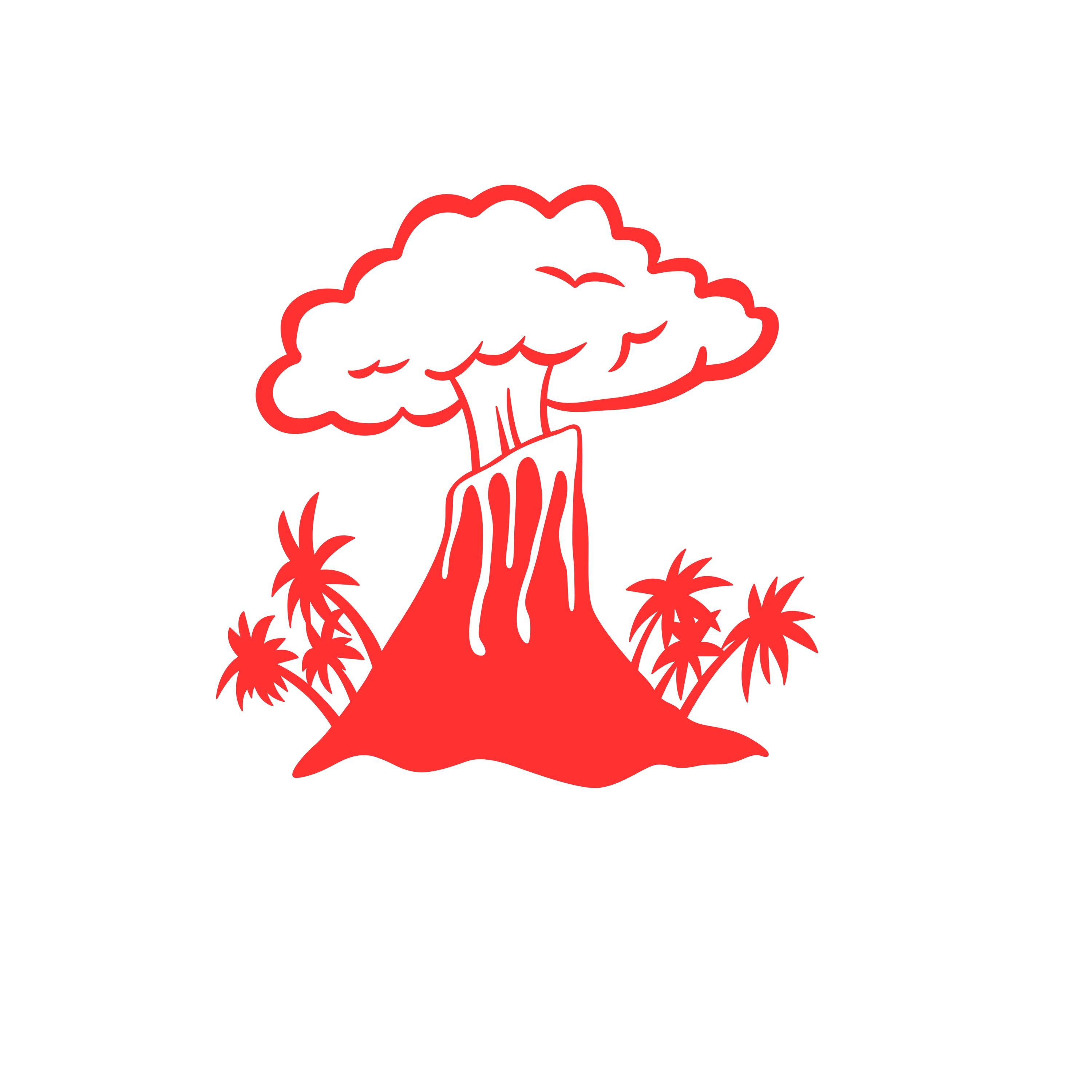 Volcano SVG Bundle: Pink & Black Volcano Designs (digital Download) - Etsy
