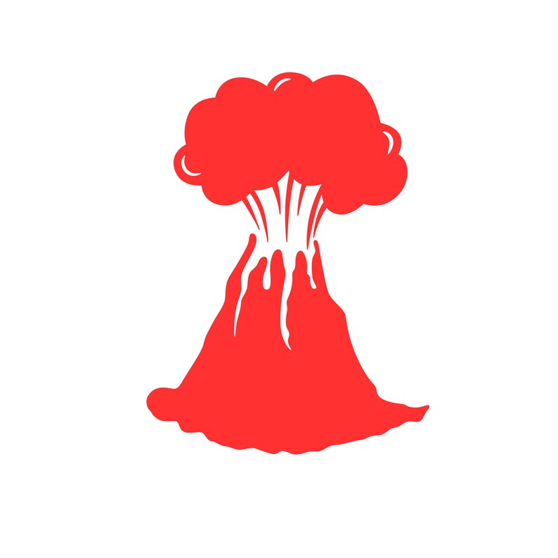 Volcano SVG Bundle: Pink & Black Volcano Designs (digital Download) - Etsy