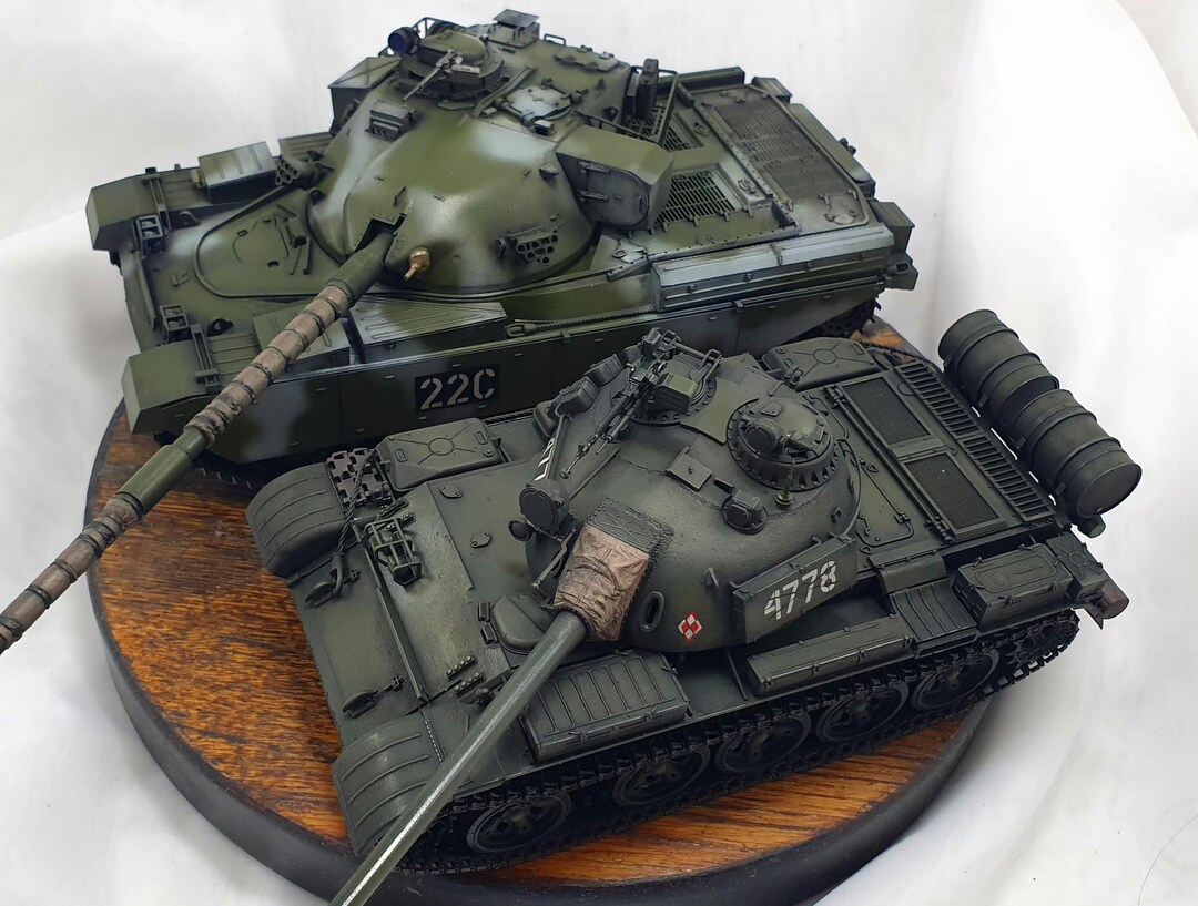 Cold War Combo T-55 and Chieftain Tanks in 1:35 Scale Model - Etsy
