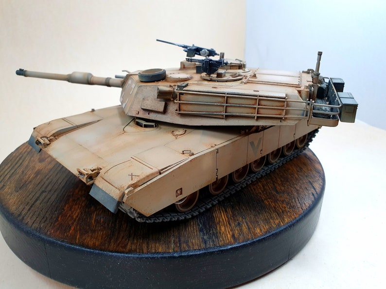 M1 Abrams Dessert Storm 1:35 Scale Model - Etsy
