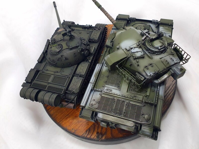 Cold War Combo T-55 and Chieftain Tanks in 1:35 Scale Model - Etsy Australia