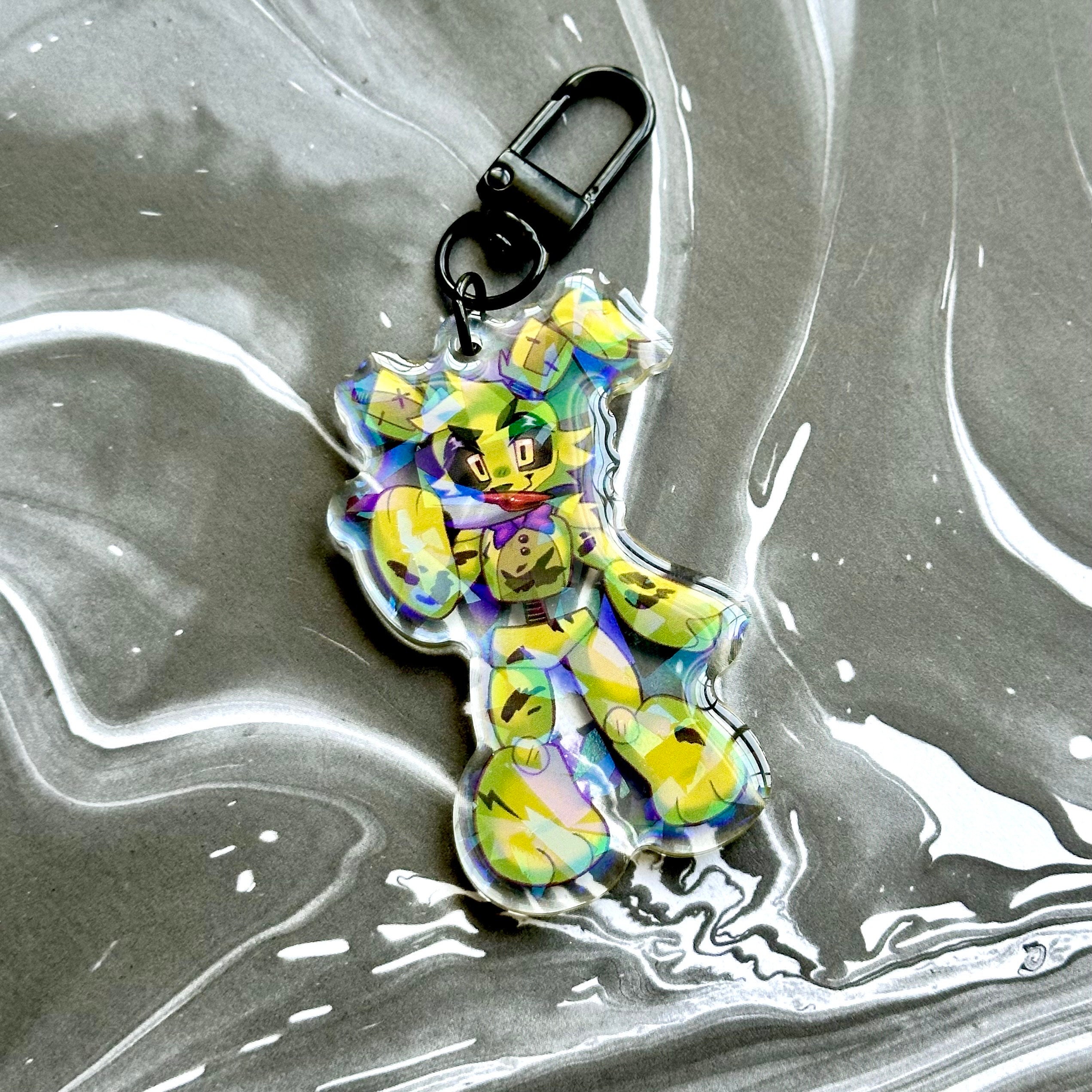 Sinister Springtrap Holographic Acrylic Charm - Etsy