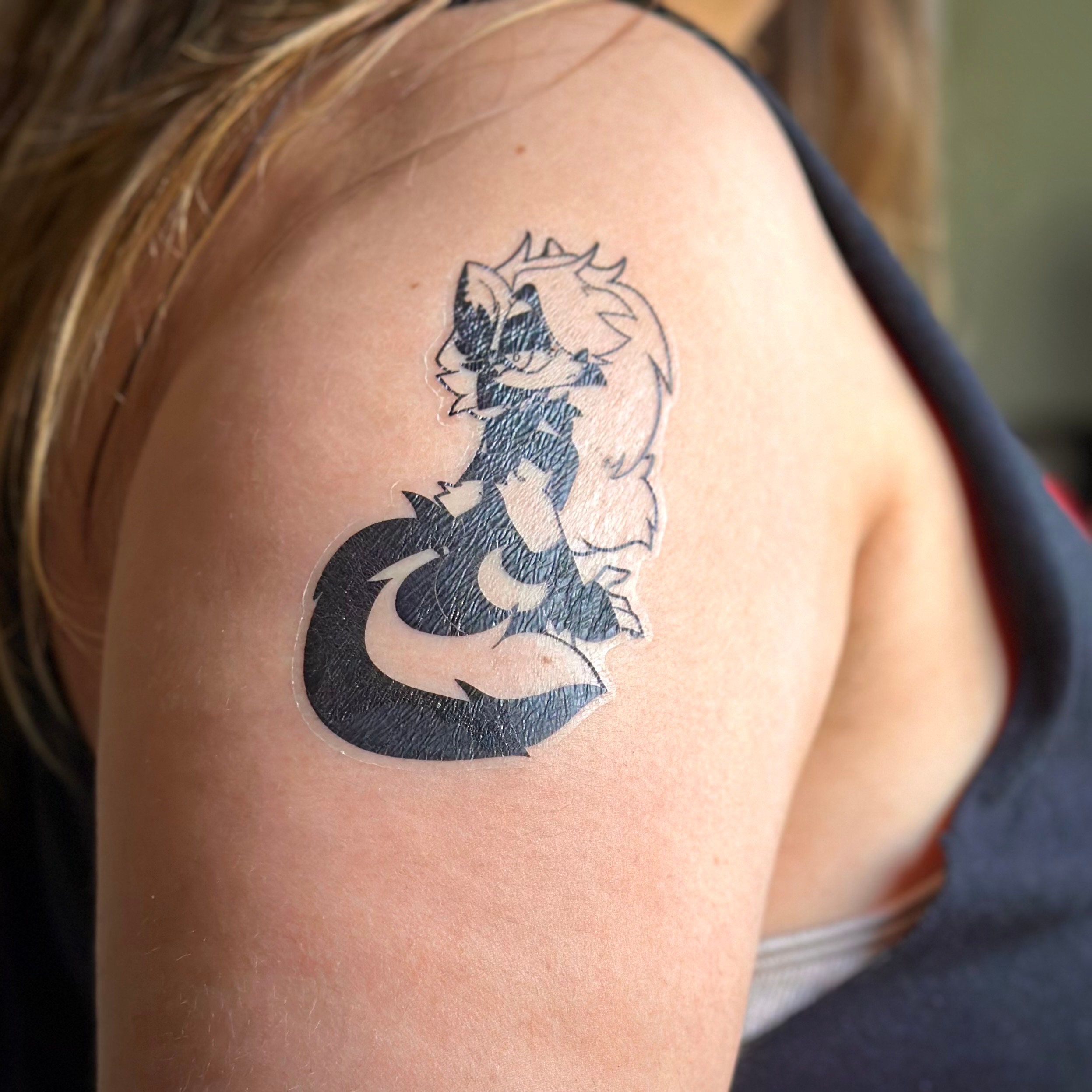 Helluva Boss Loona Temporary Tattoo - Etsy