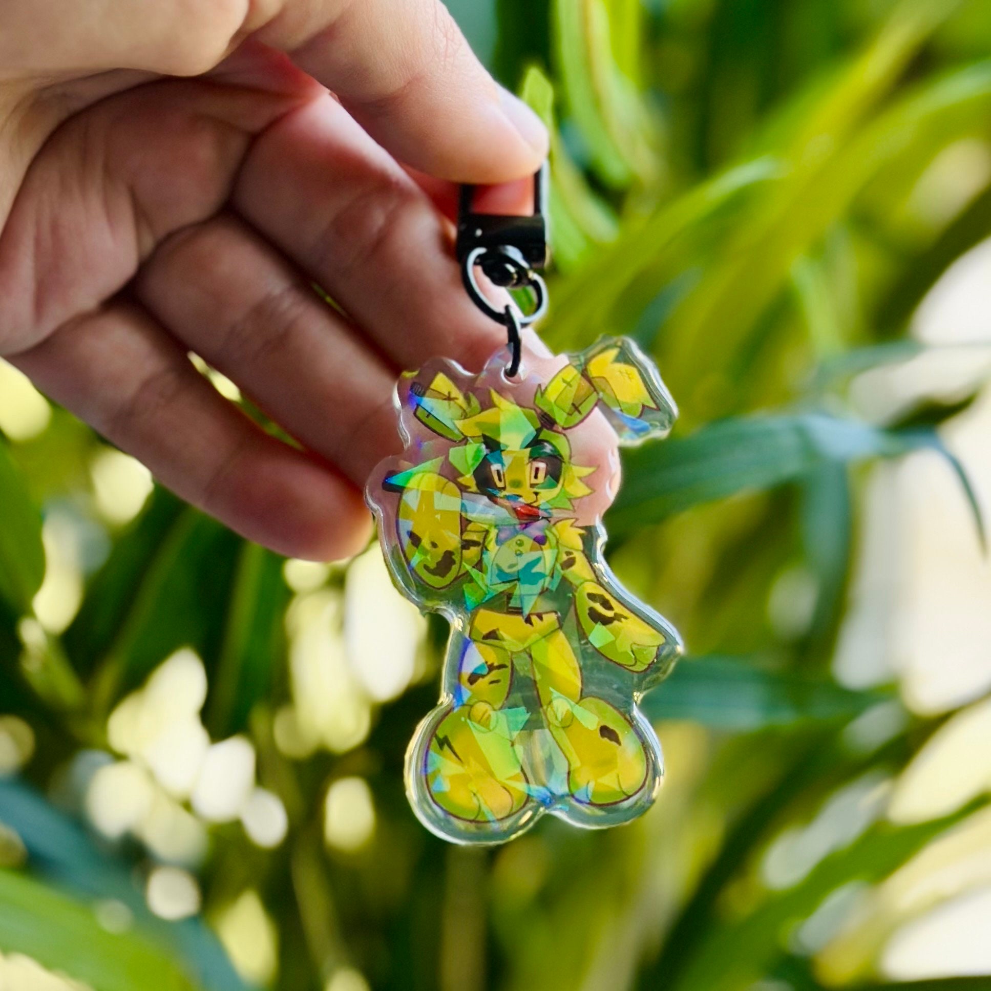 Sinister Springtrap Holographic Acrylic Charm - Etsy