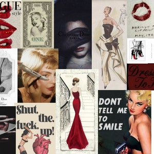 100+ Dark Feminine Dollette Posters| Room Decor| Vintage Prints| Read ...