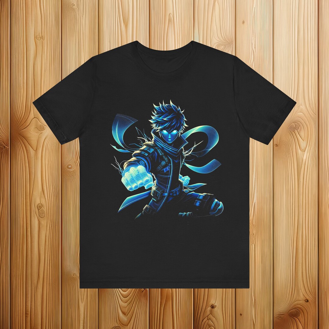 Neon Cyber Ninja Tee Techwear Gaming Culture Apparel Anime Aesthetic ...