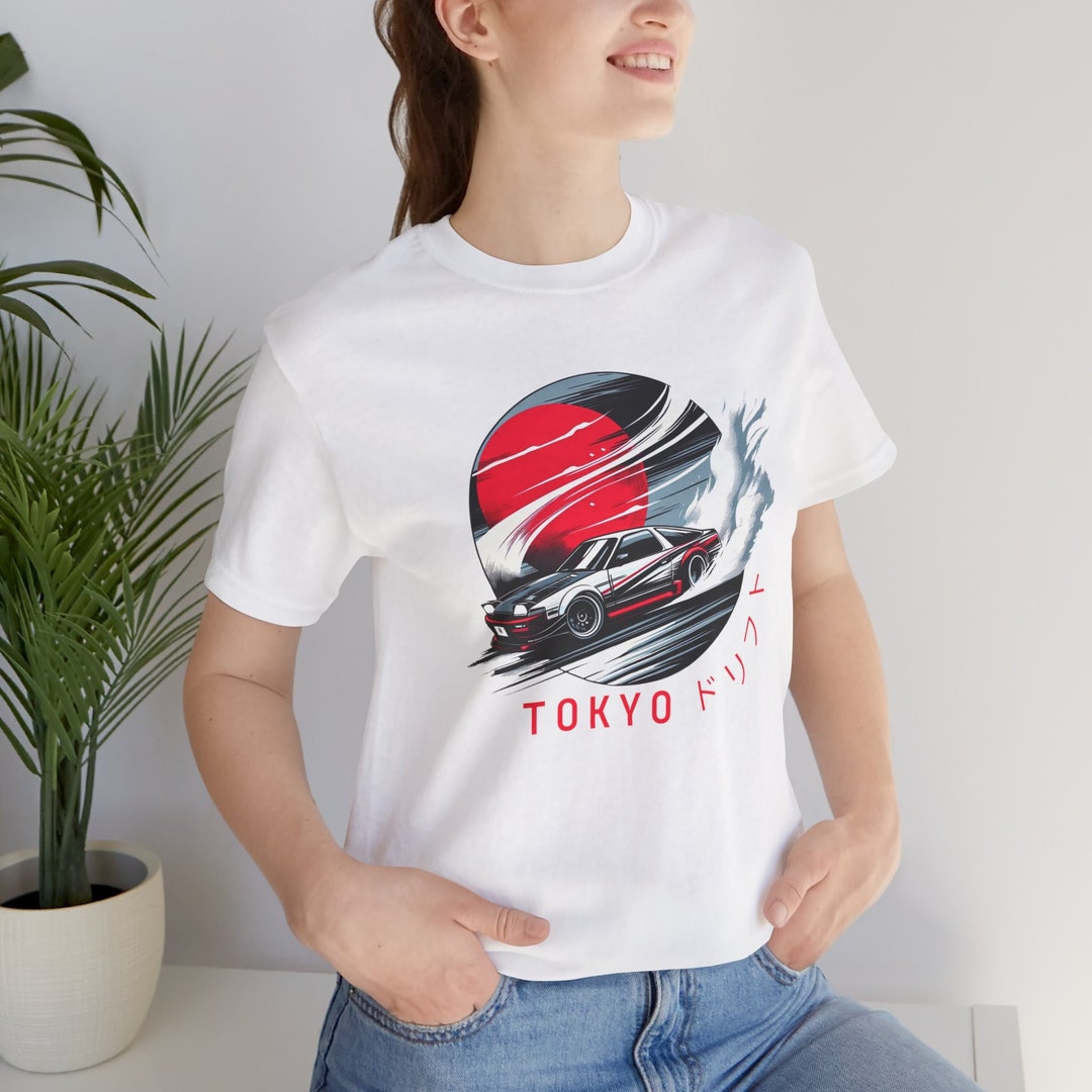 Tokyo Drift Car T-shirt | Japanese Aesthetic Street Racing Apparel ...