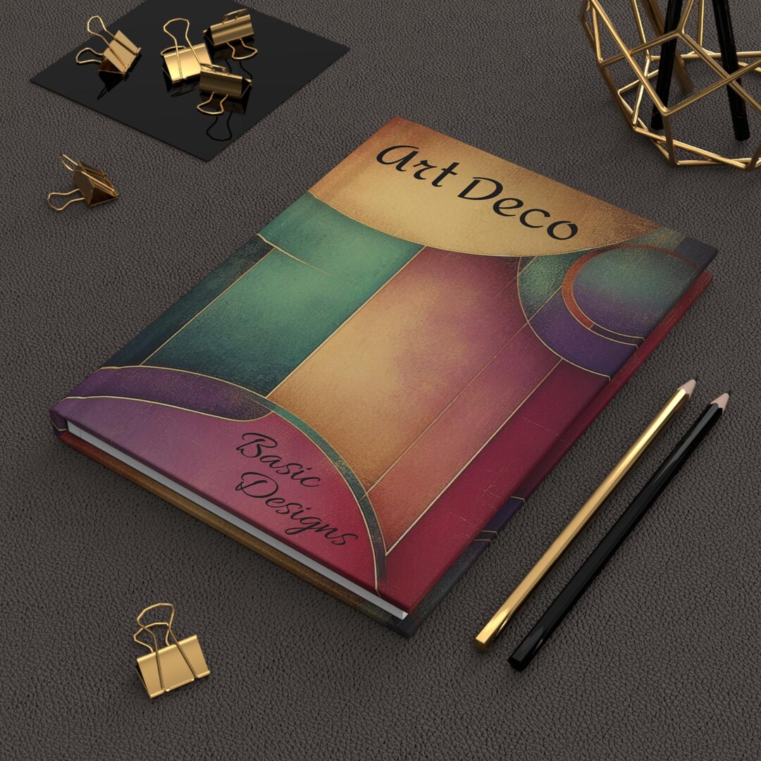 Beauty of Simplistic Art Form 1920s Art Deco Hardcover Notebook - Etsy