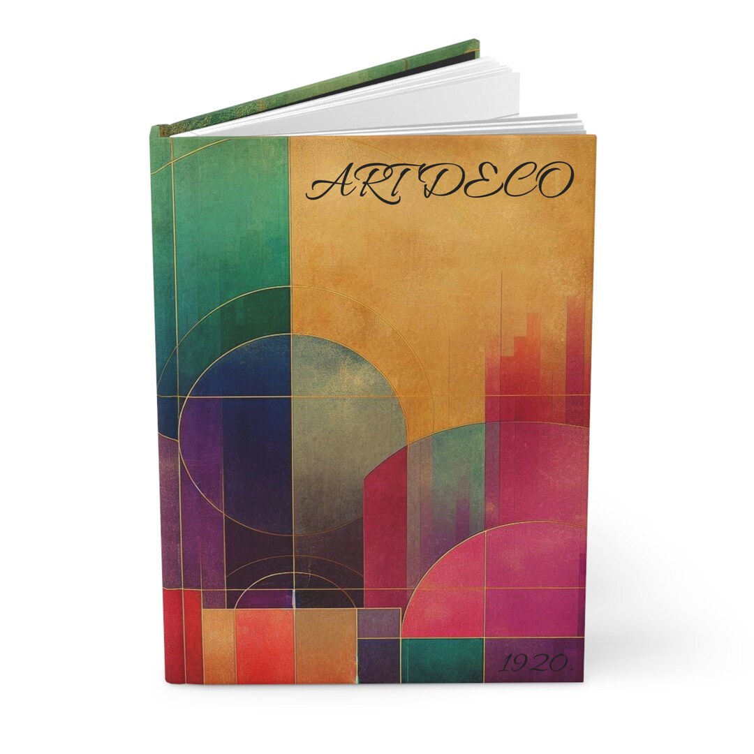Vintage Art Deco 1920s Style Journal, Notebook, Diary, Sketchbook ...