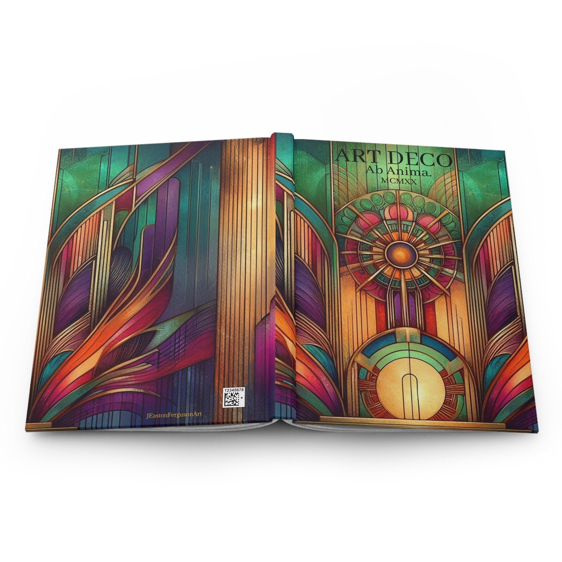 Vintage Art Deco 1920s Style Journal, Notebook, Diary, Sketchbook ...
