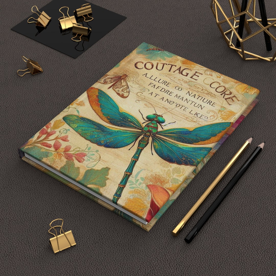 Cottage Core 'allure of Nature' Theme Hardcover Writing Journal - Etsy