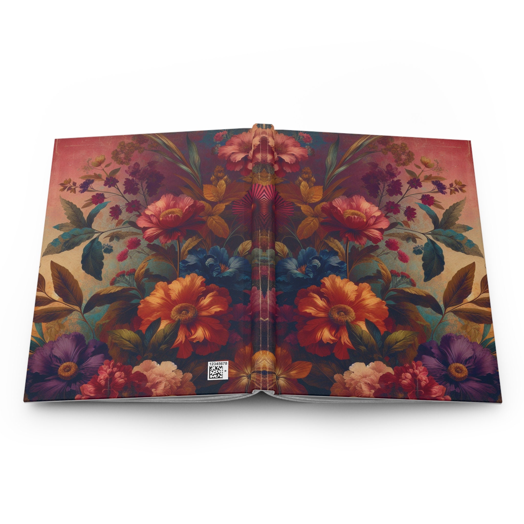 Beautiful Vintage Style Hard Cover Notebook - Etsy