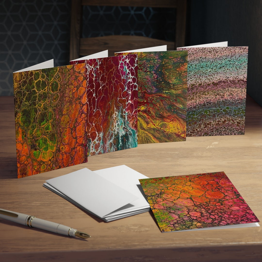 Colorful Assorted Greeting Cards Set of 5 Perfect for All Occasions Designs From My Charleston ...