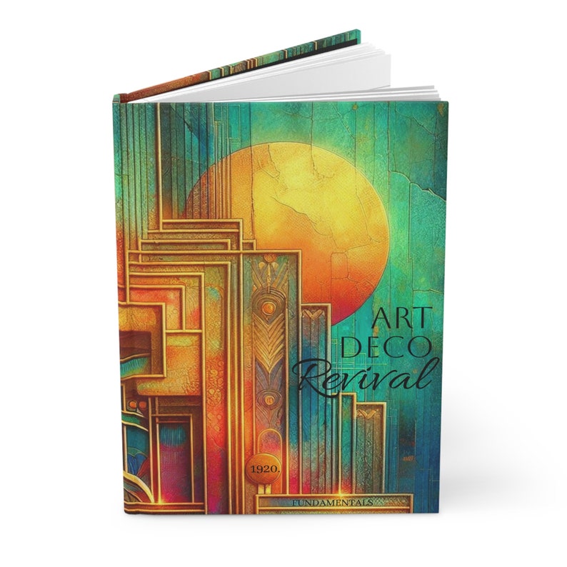 Art Deco 1920's 'revival' Style Hardcover Journal, Notebook, Diary ...