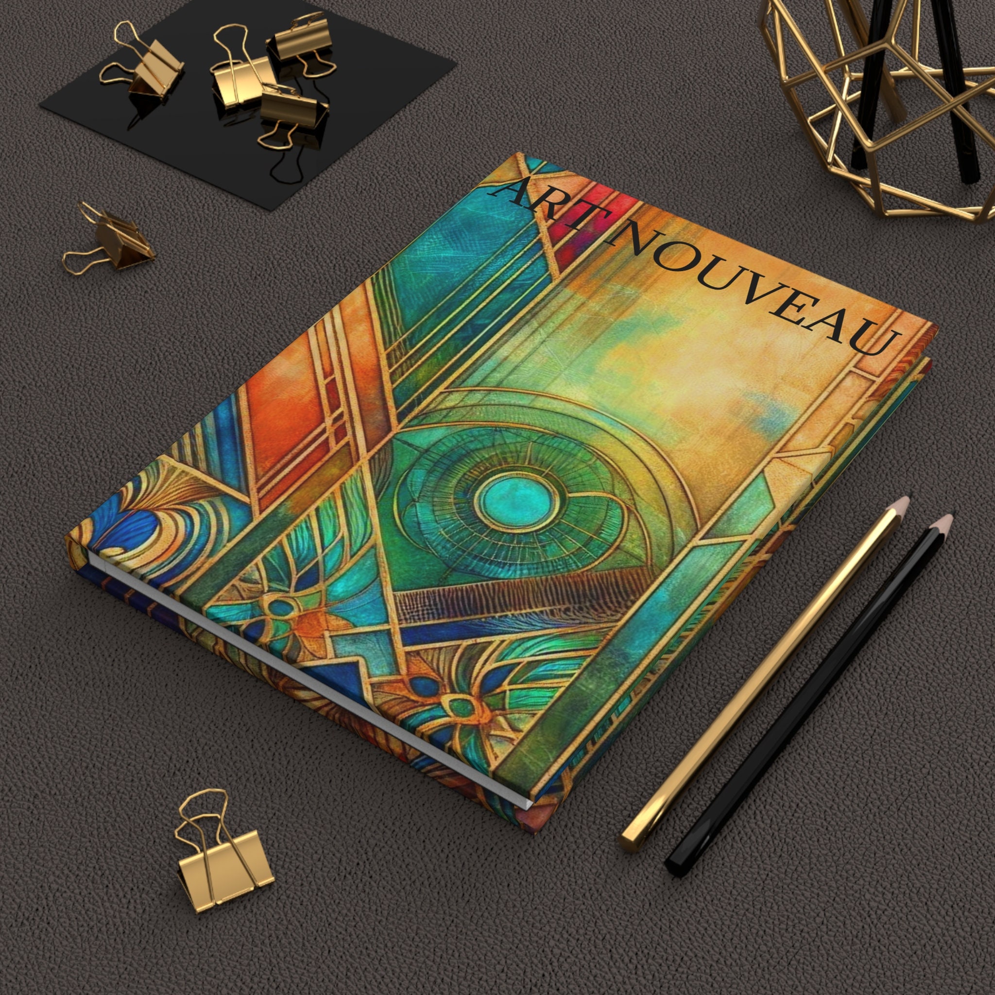 Vintage Art Deco 1920s Style Journal, Notebook, Diary, Sketchbook ...