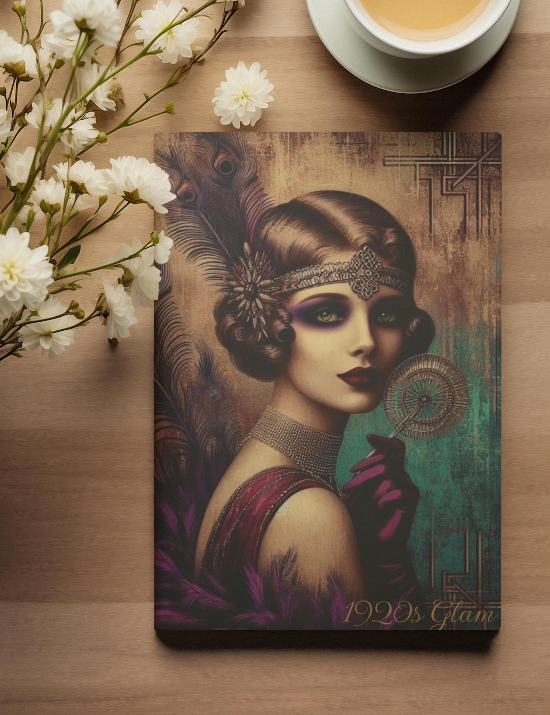 1920s Style Writing Journal Notebook - Etsy