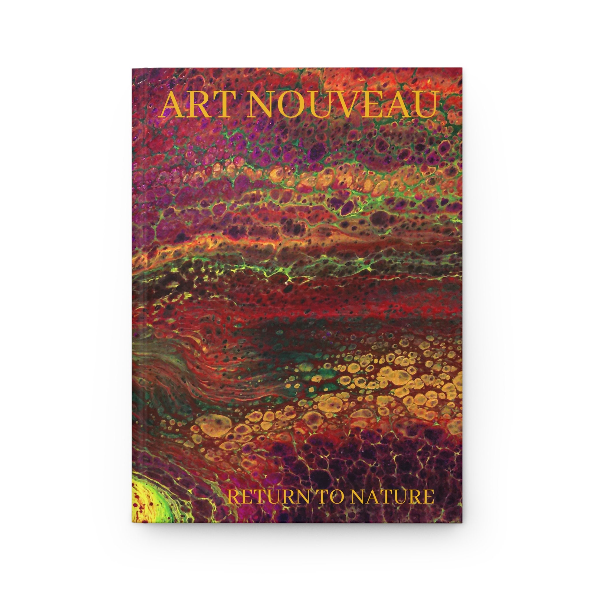 Nature 'flow Art' Hardcover Journal - Etsy