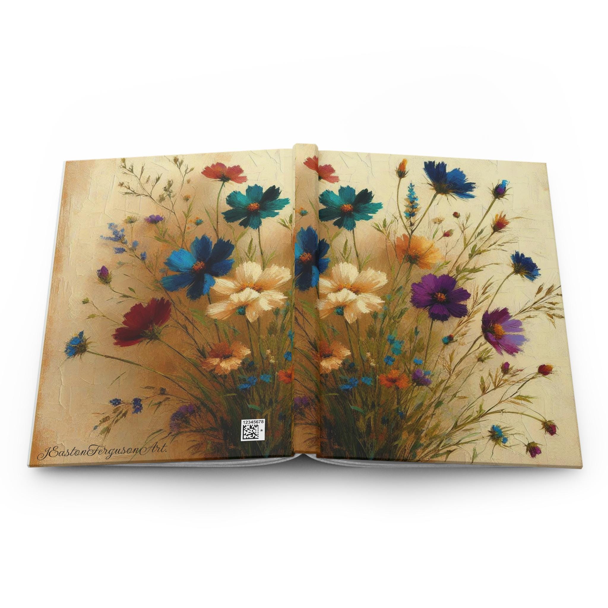 Vintage Wildflowers Journal, Pretty Colorful Floral Theme Matte ...