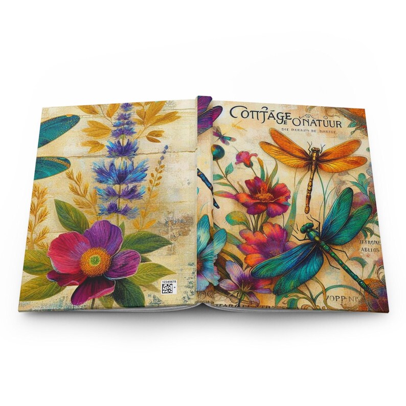 Cottage Core 'allure of Nature' Theme Hardcover Writing & Art Journal ...