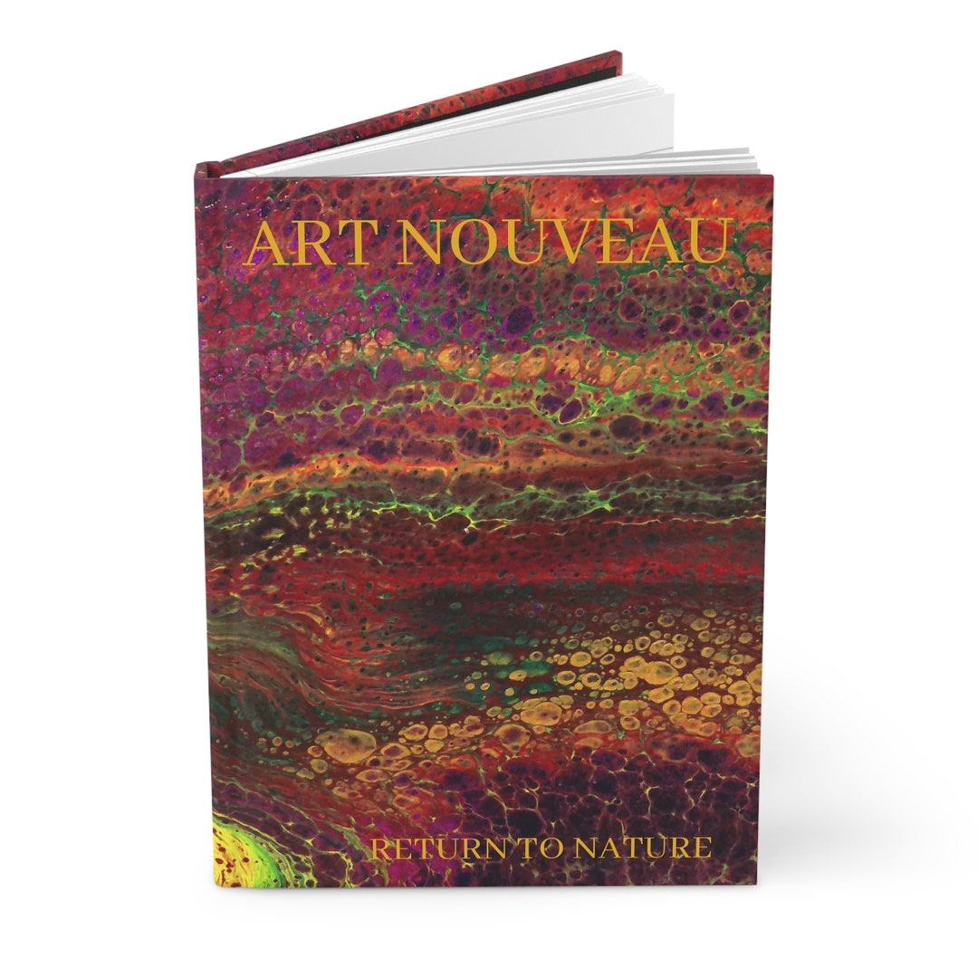 Nature 'flow Art' Hardcover Journal - Etsy